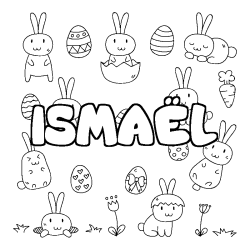 Coloriage prénom ISMAËL - Sans Dépasser