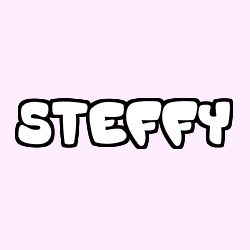 Coloriage prénom STEFFY - Sans Dépasser
