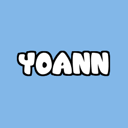 Coloriage prénom YOANN - Sans Dépasser