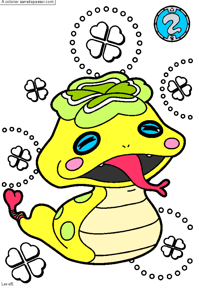 Dessin colorié : Coloriage Noko par un invité - Sans Dépasser